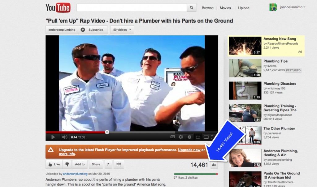 Great use of YouTube for a Plumbing Business! - Plumbing Marketing Tips ...